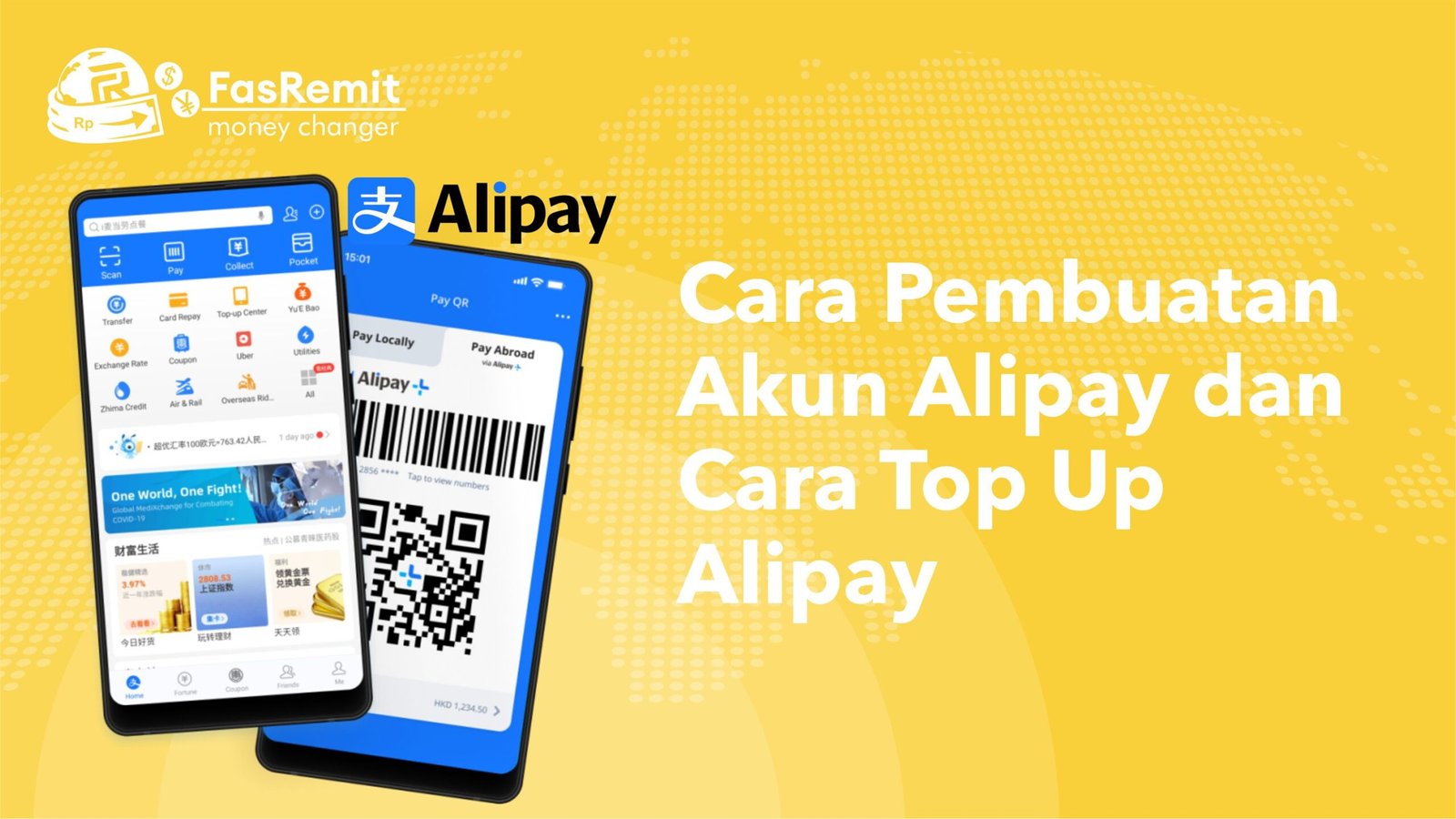 Cara Pembuatan Akun Alipay dan Cara Top Up Alipay